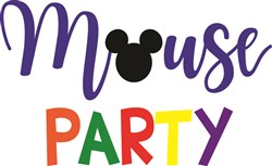 Mouse Party SVG cut file at EmbroideryDesigns.com | EmbroideryDesigns.com