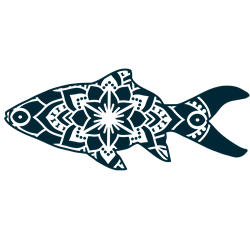 Floral Mandala & Fish SVG cut file at EmbroideryDesigns.com ...