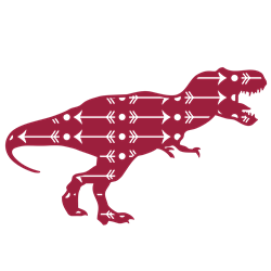Patterned T-Rex SVG cut file at EmbroideryDesigns.com ...