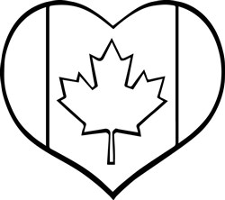 Canadian Heart SVG cut file at EmbroideryDesigns.com ...