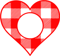 Monogram Check Heart SVG cut file at EmbroideryDesigns.com ...