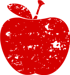 Distressed Apple SVG cut file at EmbroideryDesigns.com ...