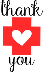 Thank You Red Cross SVG cut file at EmbroideryDesigns.com ...