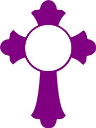 Cross Monogram Frame SVG cut file at EmbroideryDesigns.com ...