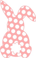 Polka Dot Easter Bunny SVG cut file at EmbroideryDesigns.com ...