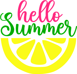 Hello Summer Lemon SVG cut file at EmbroideryDesigns.com ...