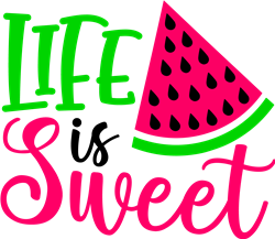 Life Is Sweet SVG cut file at EmbroideryDesigns.com | EmbroideryDesigns.com