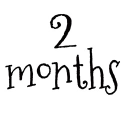 2 Months SVG cut file at EmbroideryDesigns.com | EmbroideryDesigns.com