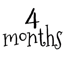 4 Months SVG cut file at EmbroideryDesigns.com | EmbroideryDesigns.com