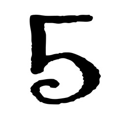 Number 5 SVG cut file at EmbroideryDesigns.com | EmbroideryDesigns.com