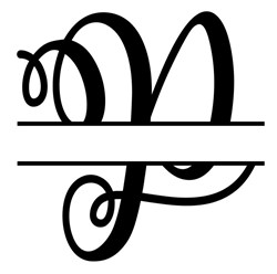 P Split SVG cut file at EmbroideryDesigns.com | EmbroideryDesigns.com