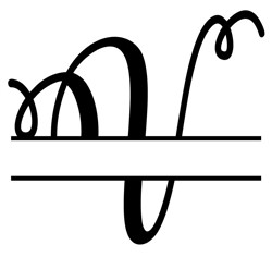 V Split SVG cut file at EmbroideryDesigns.com | EmbroideryDesigns.com
