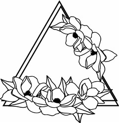 Triangle Frame SVG cut file at EmbroideryDesigns.com ...