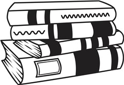 Stacked Books SVG cut file at EmbroideryDesigns.com | EmbroideryDesigns.com