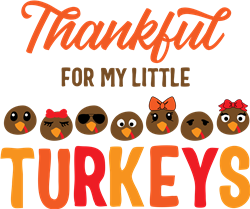My Little Turkeys SVG cut file at EmbroideryDesigns.com ...