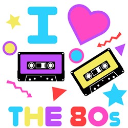 I Love The 80s SVG cut file at EmbroideryDesigns.com ...