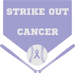 Strike Out Cancer SVG cut file at EmbroideryDesigns.com ...