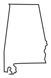 Alabama Outline SVG cut file at EmbroideryDesigns.com ...