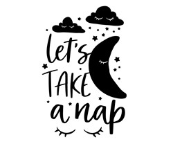 Take A Nap SVG cut file at EmbroideryDesigns.com | EmbroideryDesigns.com