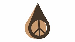 Peace Teardrop SVG cut file at EmbroideryDesigns.com ...