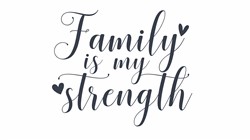 Family Is Strength SVG cut file at EmbroideryDesigns.com ...