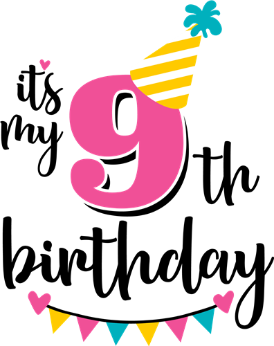 Png Svg Birthday Girl Clip Art Bundle Dxf Birthda