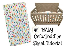 Crib Sheet PDF Sewing Pattern by Aloha Sewing Company ...