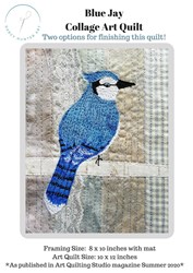Blue Jay PDF quilt Pattern by Darcy Hunter Art | EmbroideryDesigns.com
