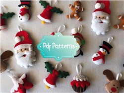 Christmas Bundle PDF Sewing Pattern by Felt Store Art Patterns ...