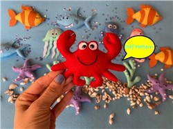 Crab PDF Sewing Pattern by Felt Store Art Patterns | EmbroideryDesigns.com