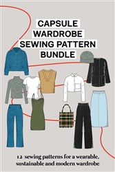 Sewing Pattern Bundle Capsule Wardrobe 12 basic Sewing patterns in a ...