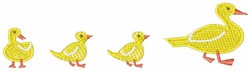 Ducks Embroidery Design | EmbroideryDesigns.com