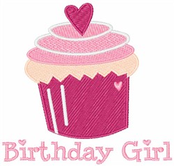 Birthday Girl Embroidery Design | EmbroideryDesigns.com