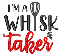 Whisk Taker Embroidery Design | EmbroideryDesigns.com