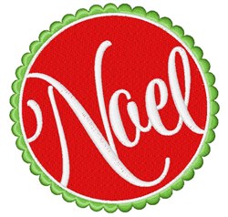 Noel Embroidery Design | EmbroideryDesigns.com