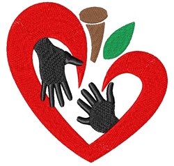 Teaching Helping Hands Embroidery Design | EmbroideryDesigns.com