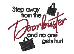 Doorbuster Embroidery Design | EmbroideryDesigns.com