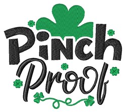Pinch Proof Embroidery Design | EmbroideryDesigns.com