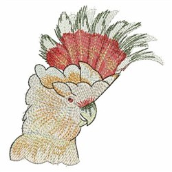 Moluccan Cockatoo Embroidery Design | EmbroideryDesigns.com