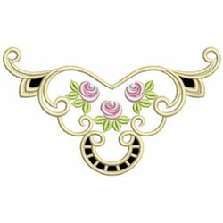 Cutwork Corner Motif Embroidery Design | EmbroideryDesigns.com