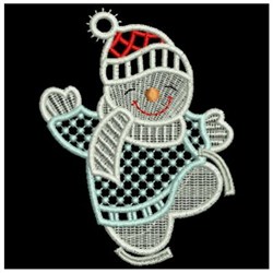 FSL Snowmen 2 Embroidery Design | EmbroideryDesigns.com