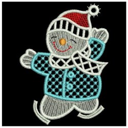 FSL Snowmen 2 Embroidery Design | EmbroideryDesigns.com