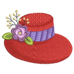 Red Hats Embroidery Design | EmbroideryDesigns.com