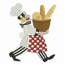 French Chefs Embroidery Design | EmbroideryDesigns.com