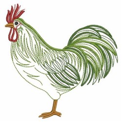 Rooster Embroidery Design | EmbroideryDesigns.com