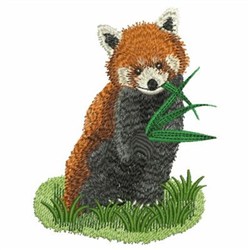 Red Panda Embroidery Design | EmbroideryDesigns.com