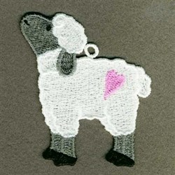 FSL Sheep Embroidery Design | EmbroideryDesigns.com