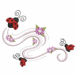Ladybugs Embroidery Design | EmbroideryDesigns.com