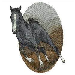 Running Horse Embroidery Design | EmbroideryDesigns.com