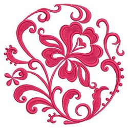 Damask Embroidery Design | EmbroideryDesigns.com